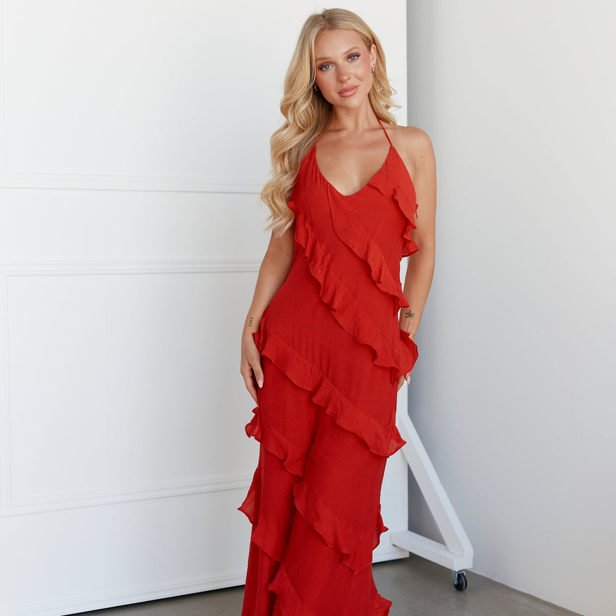 PORTOFINO DRESS - RED – Little JC